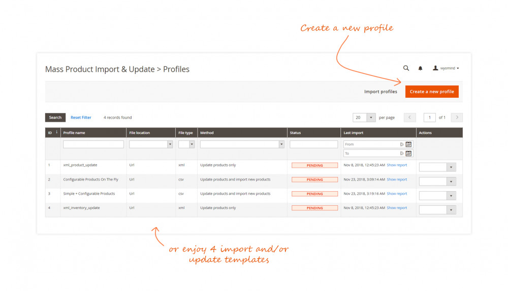 Magento 2 - Mass Product Update and Import - Extension for Magento